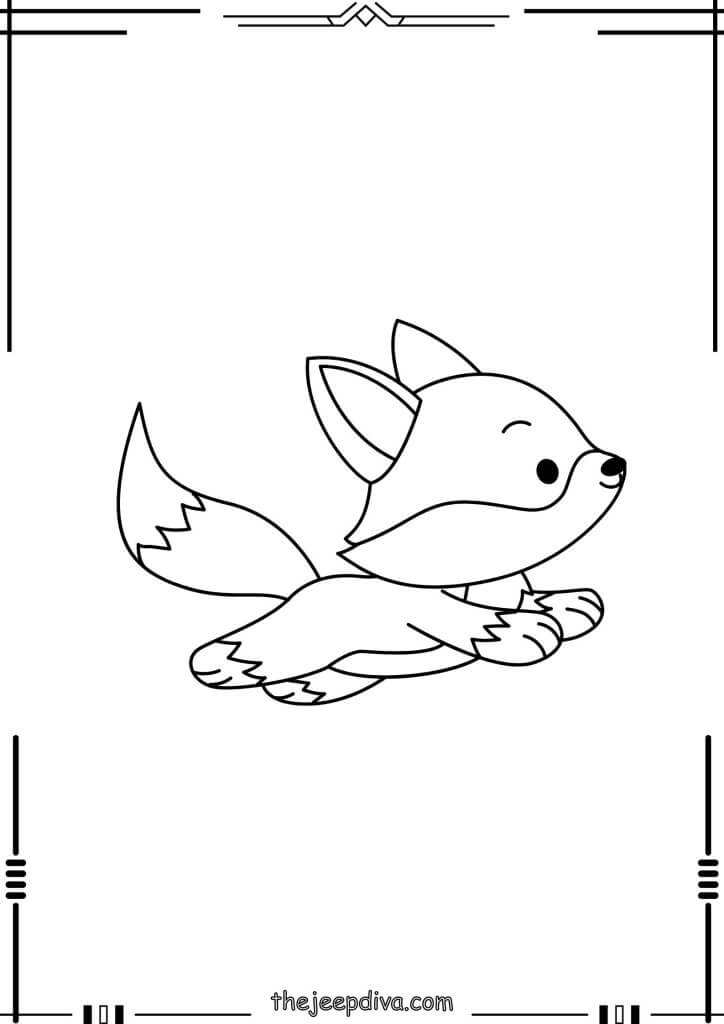 72 Fox Coloring Pages Collection (Free PDF Printables) – The Jeep Diva