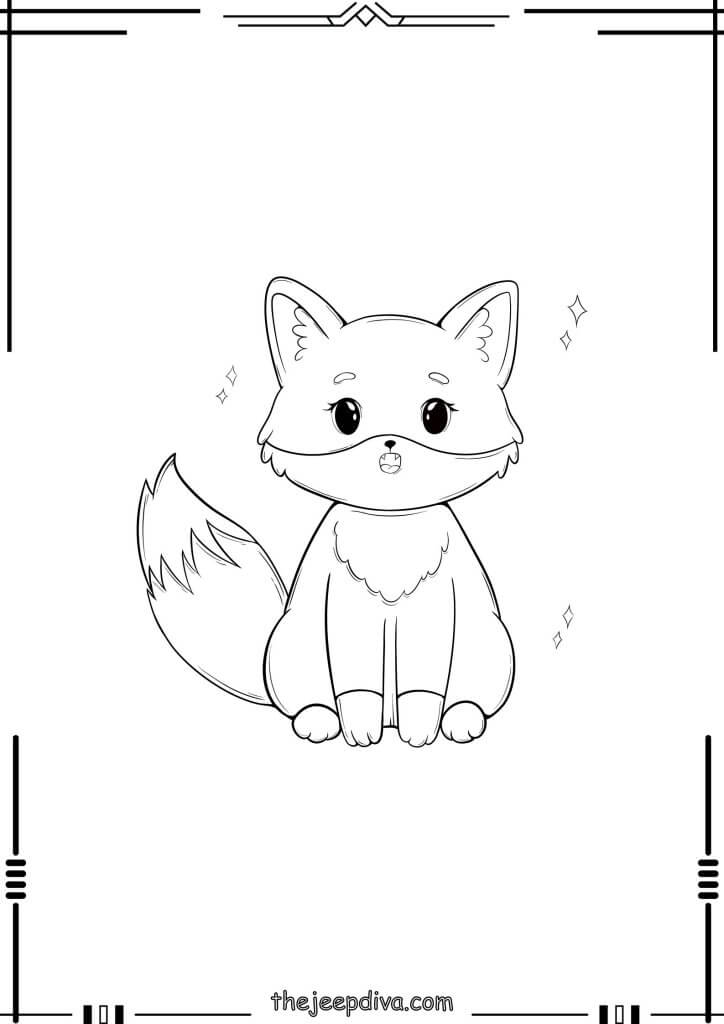 72 Fox Coloring Pages Collection (Free PDF Printables) – The Jeep Diva