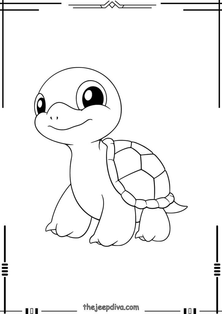 72 Turtle Coloring Pages Collection (Free PDF Printables) – The Jeep Diva