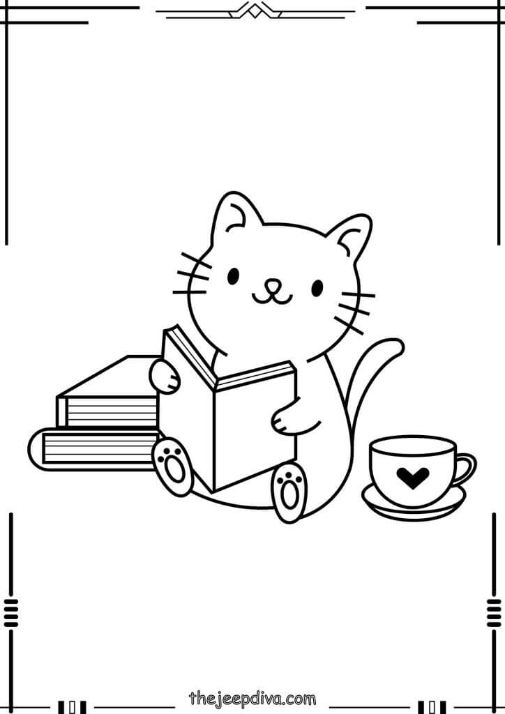 72 Cat Coloring Pages Collection (Free PDF Printables) – The Jeep Diva